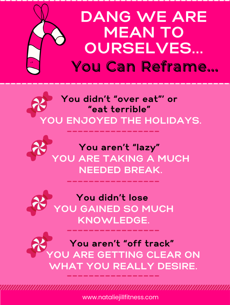 Dang We Are Mean to Ourselves - Natalie Jill Fitness